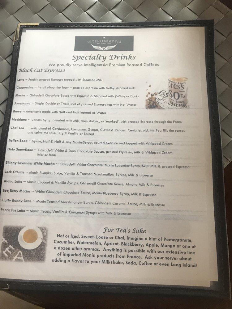 Menu at The Inn on Sheridan desserts, Zion, Sheridan Rd