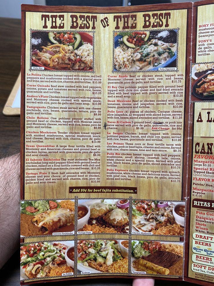Menu at Patron Grill restaurant, Livingston