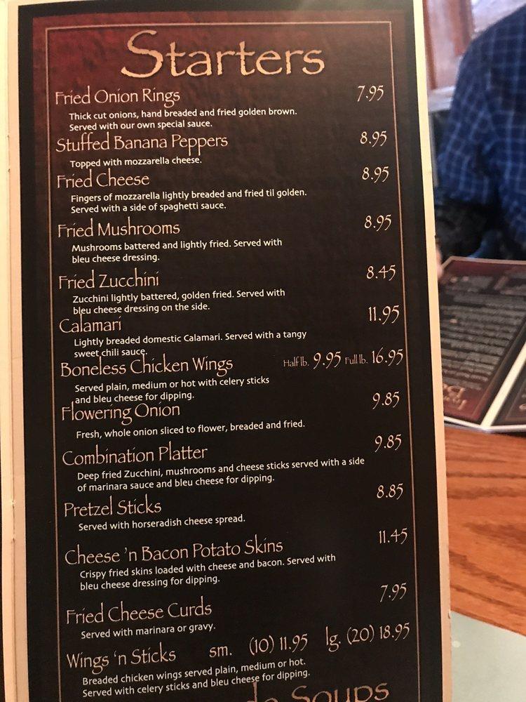 Menu at Beef-N-Barrel, Olean