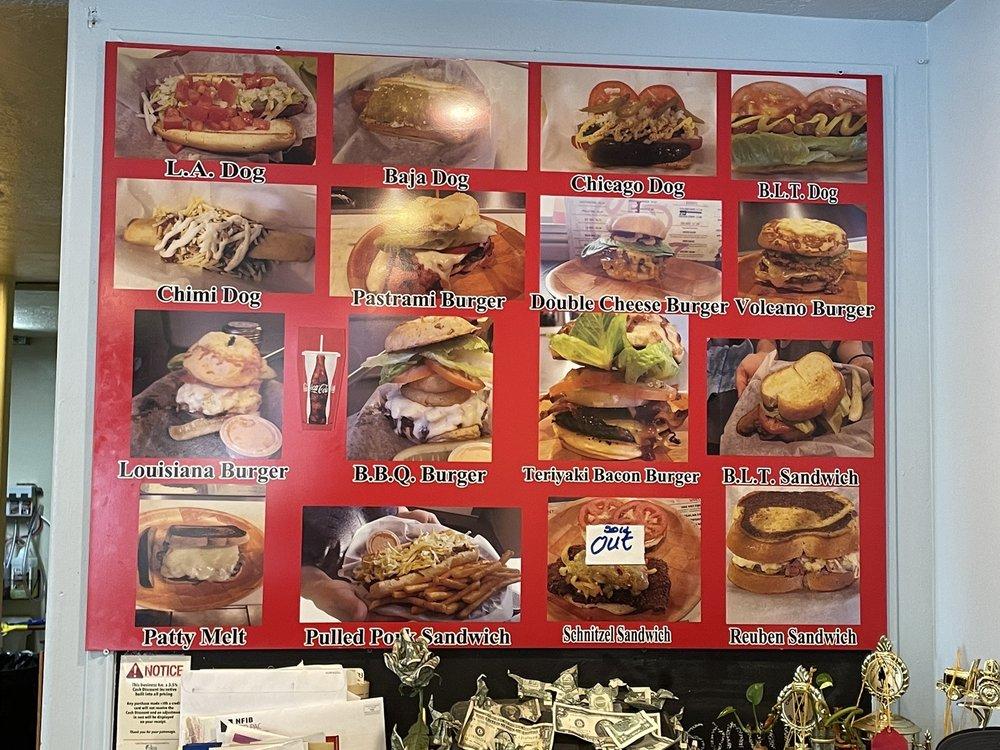 Menu at One Hot Grill restaurant, St. George