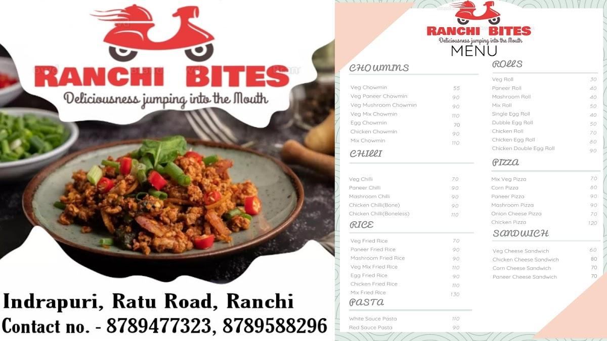 Menu at RANCHI BITES, Ranchi