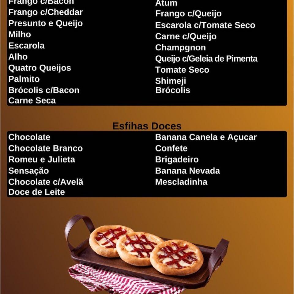 Menu at Mega Pizza pizzeria, Araraquara
