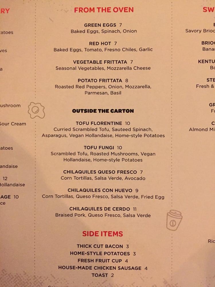 Menu at Noosh Nosh pizzeria, Louisville