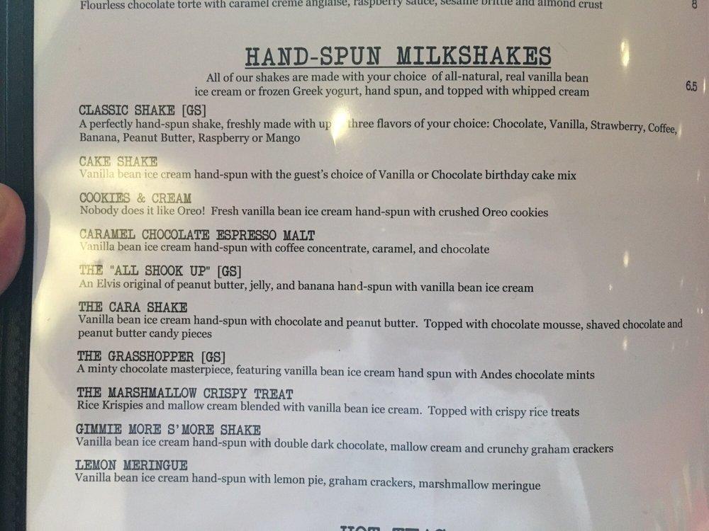 Menu at The Cowfish Sushi Burger Bar, Raleigh