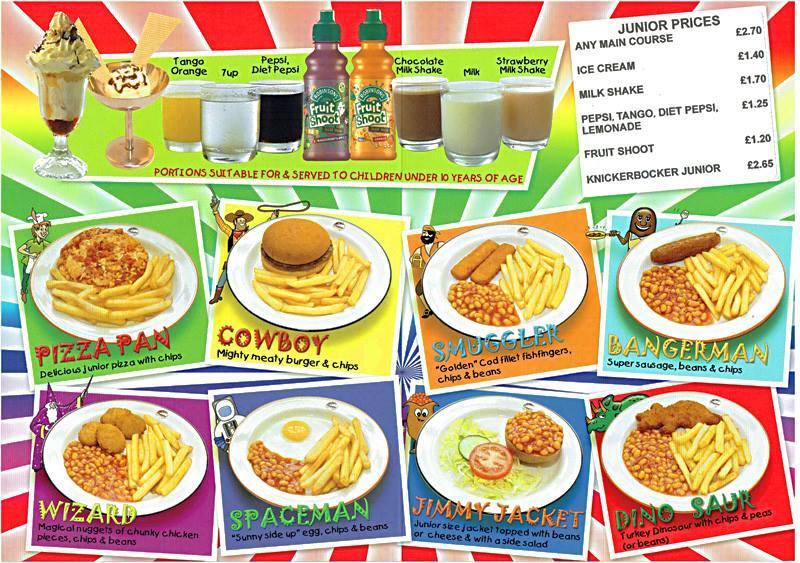 Menu at Poppins restaurant, Yeovil