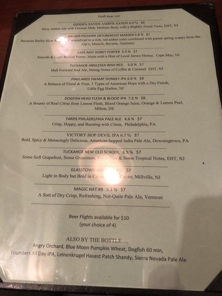 Menu at Ventura's Offshore Cafe, Northfield