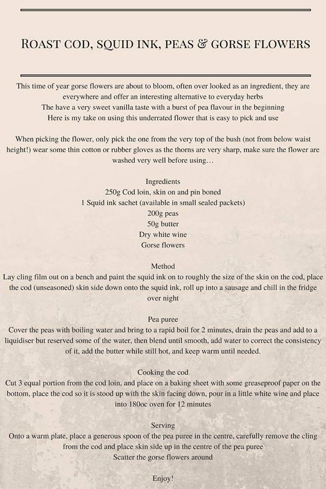 Menu at Langstone Quays Resort restaurant, England