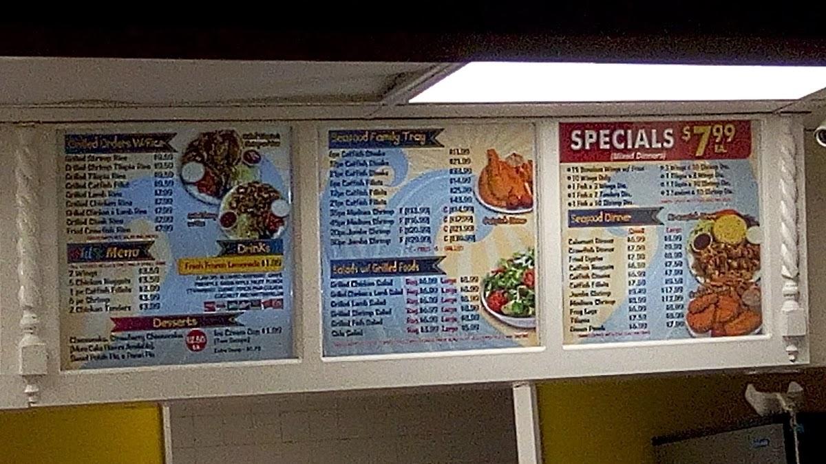 Menu at Ocean's Fish And Chicken restaurant, Monticello