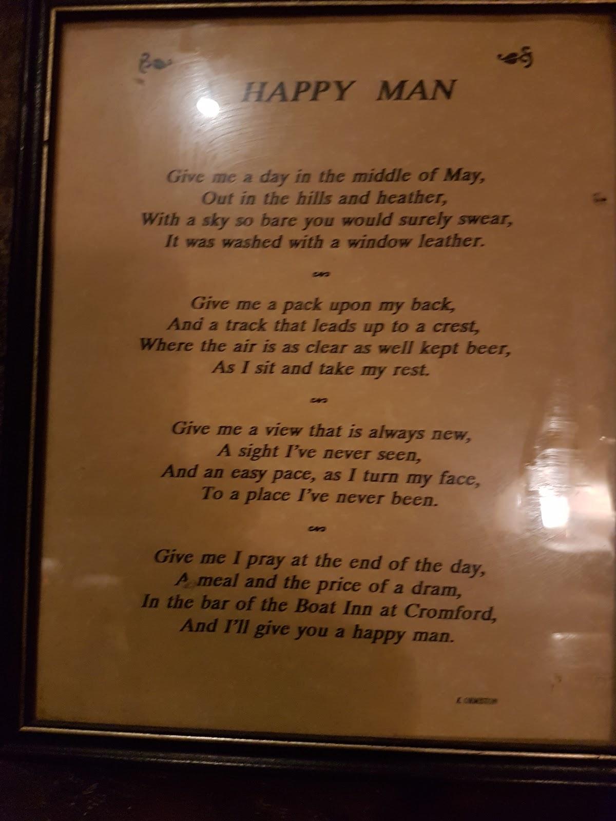 Menu at The Boat Inn pub & bar, Matlock