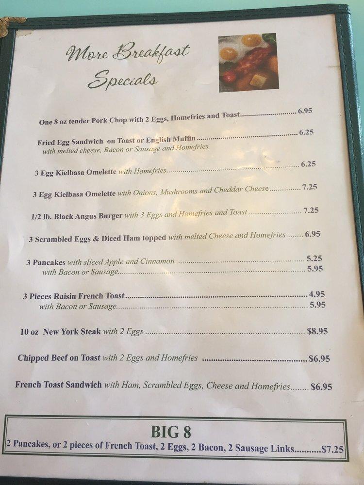 Menu at Athenian Restaurant, North Fort Myers