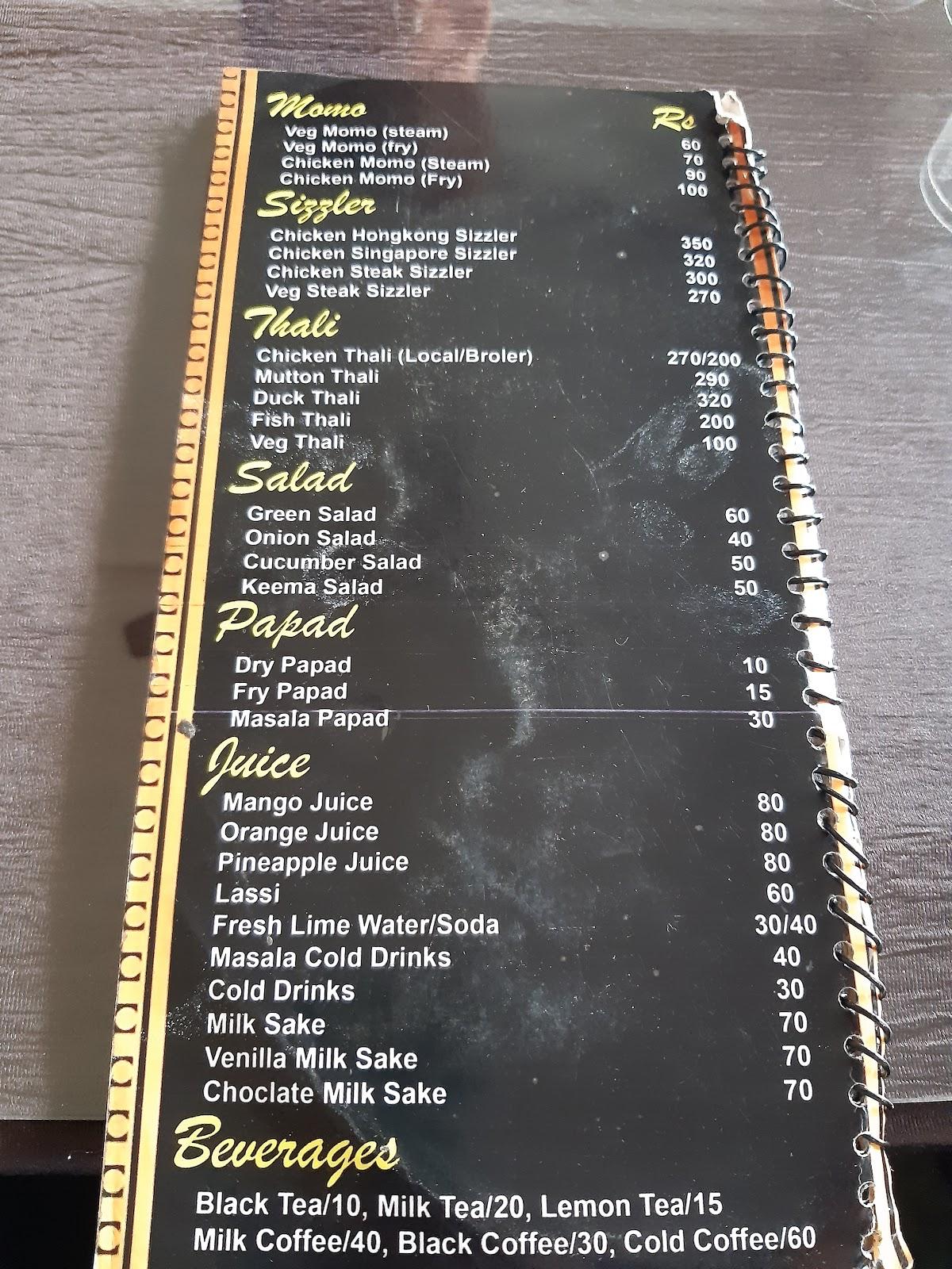 Menu at The Kitchen, Moran