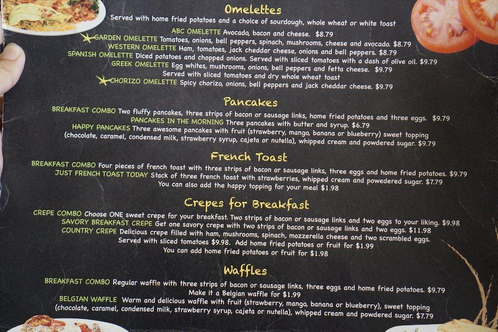 Menu at Caramelo Cafe, La Puente, Amar Rd