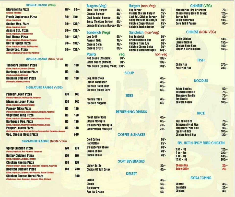 Menu at Delicious bite mahilpur, Mahilpur
