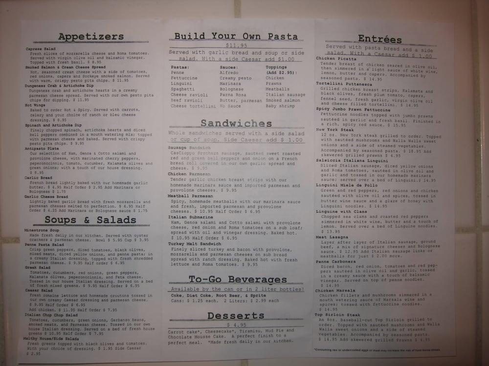 Menu at Maltby Pizza & Pasta pizzeria, Maltby