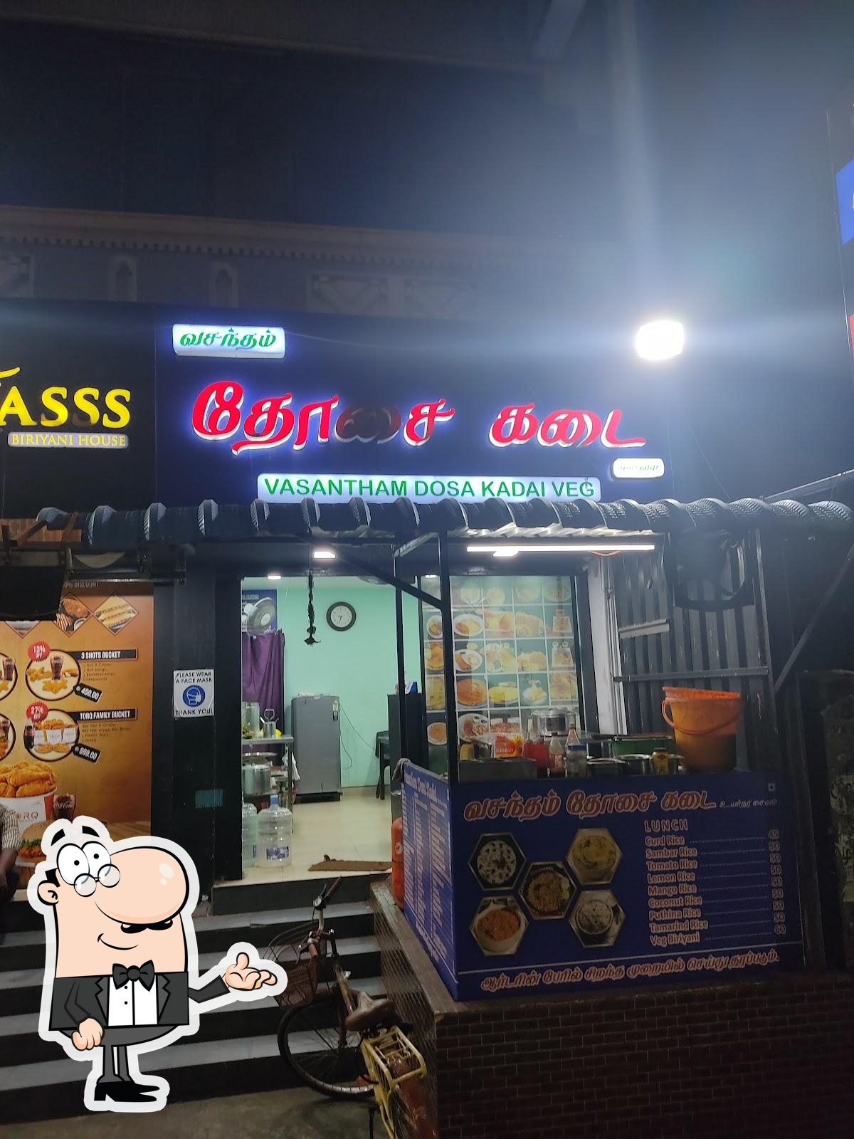Vasantham Dosa Kadai, Chennai - Restaurant menu, prices and reviews