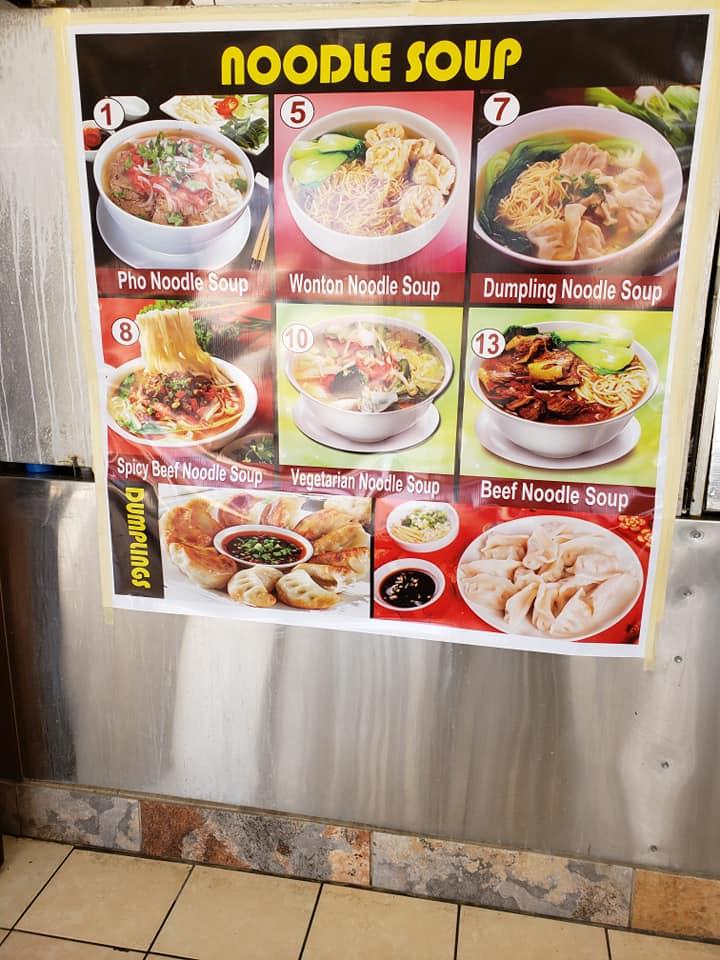 Menu at Tokyo Express restaurant, Port Isabel