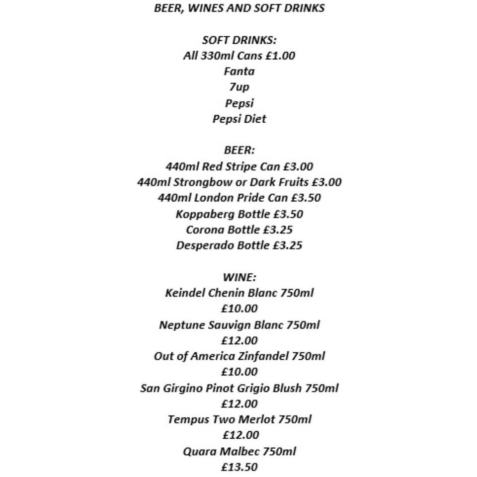 Menu at Wheel Inn pub & bar, Ashford, Westwell Lane