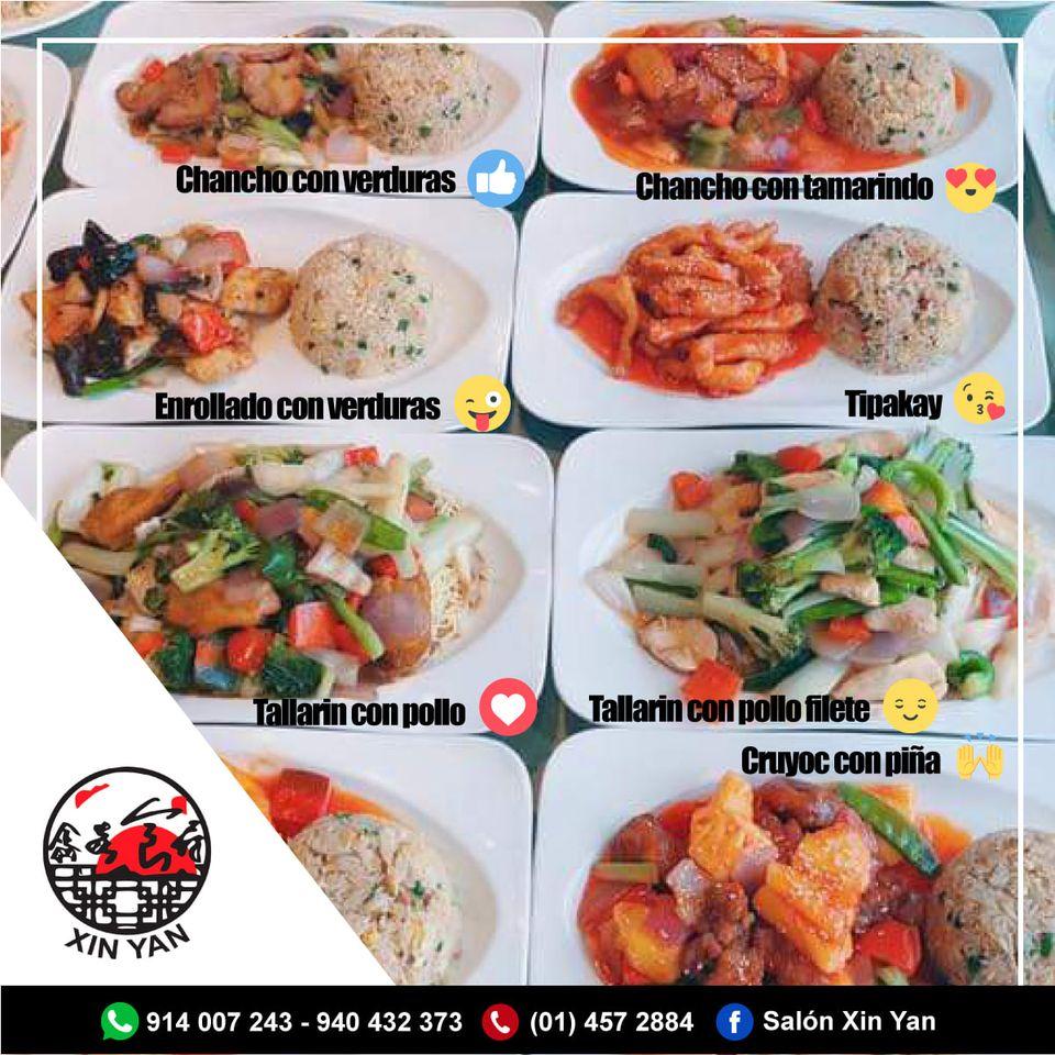 Carta del restaurante Salón Xin Yan, San Borja
