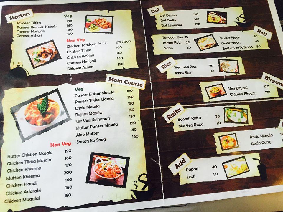 Menu at TBC Da Dhaba, Pune, Runwal Platinum