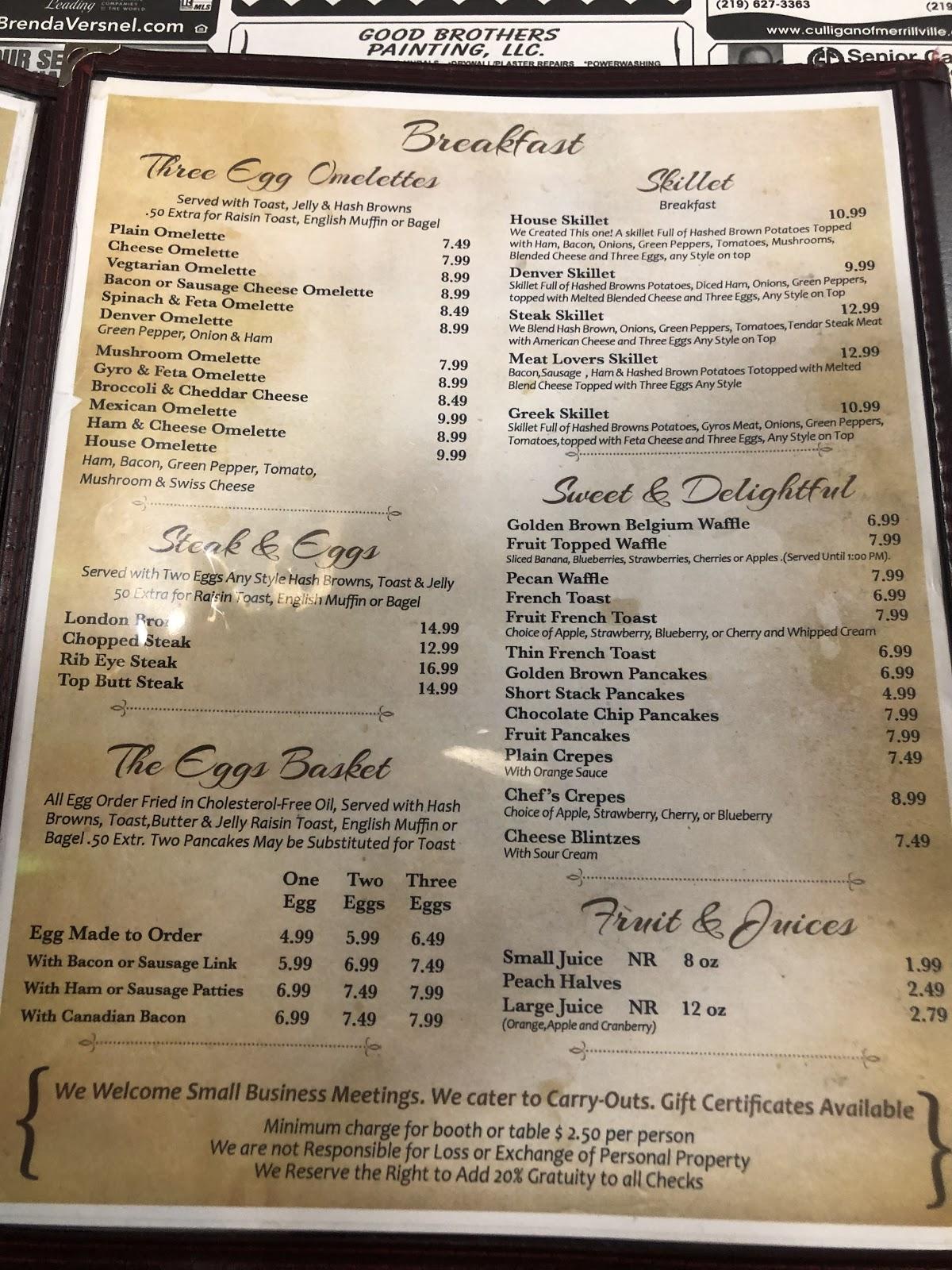 Menu at Baja Restaurant, Lakes of the Four Seasons