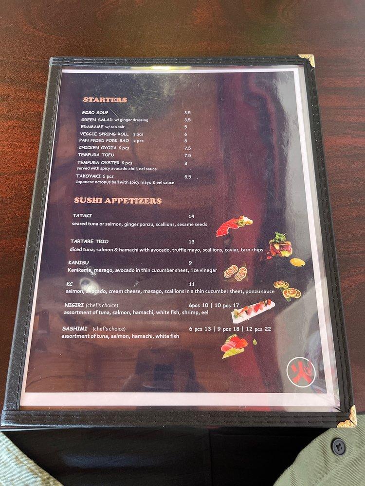 Menu at Naruto 88 Bistro restaurant, Miami