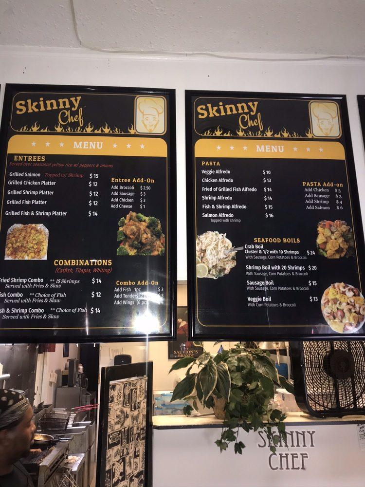 Menu at Skinny Chef Cafe, Lithonia