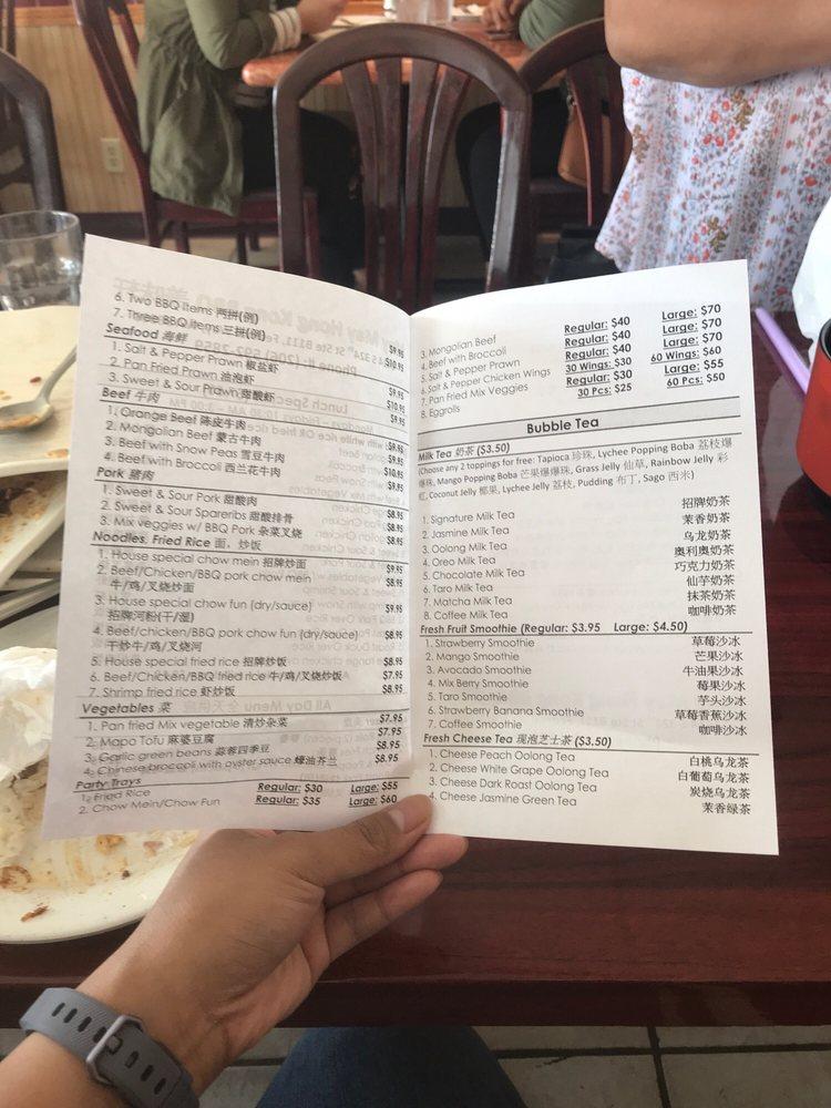 Menu at May May Hong Kong BBQ, Federal Way, South 324th St Suite B111