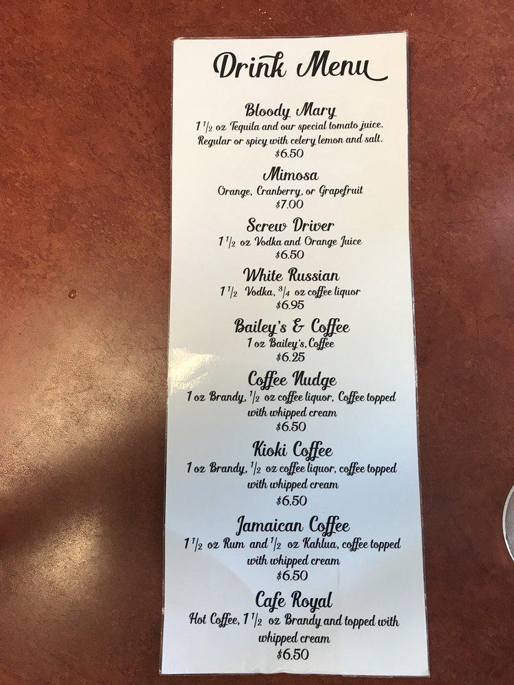 Menu at McCrae's Country Cafe, Gresham