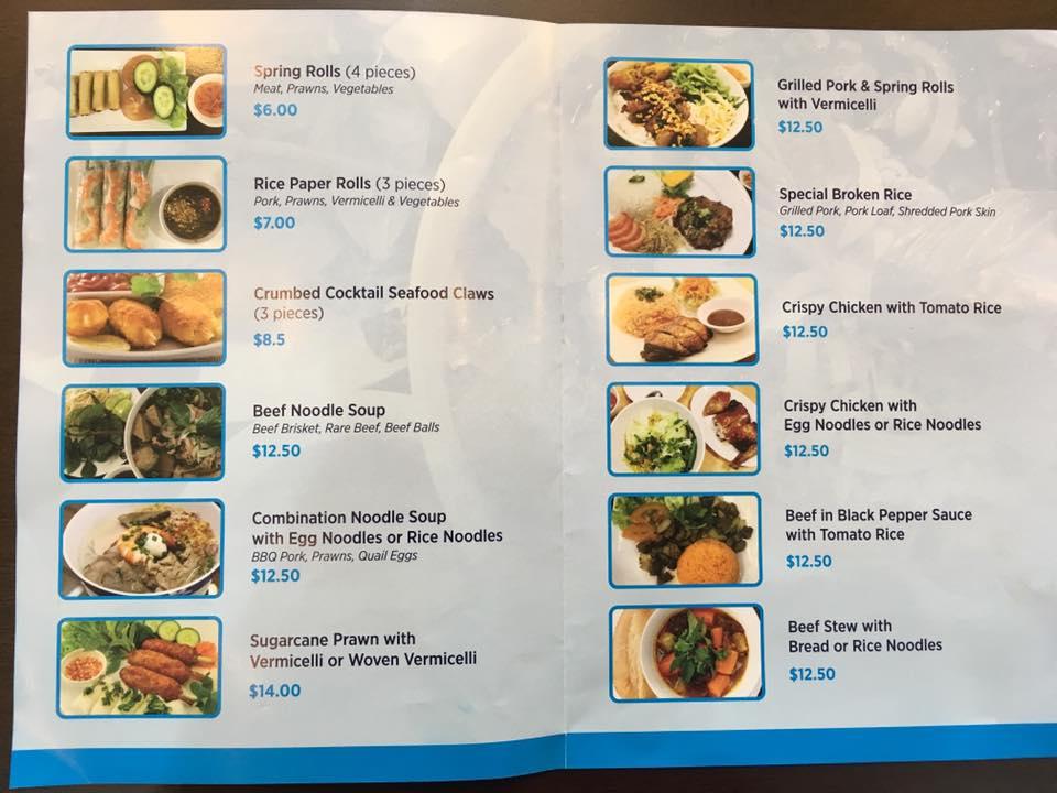 Menu at My Hao Cuisine - Vietnamese Restaurant and Cafe, Winston Hills ...