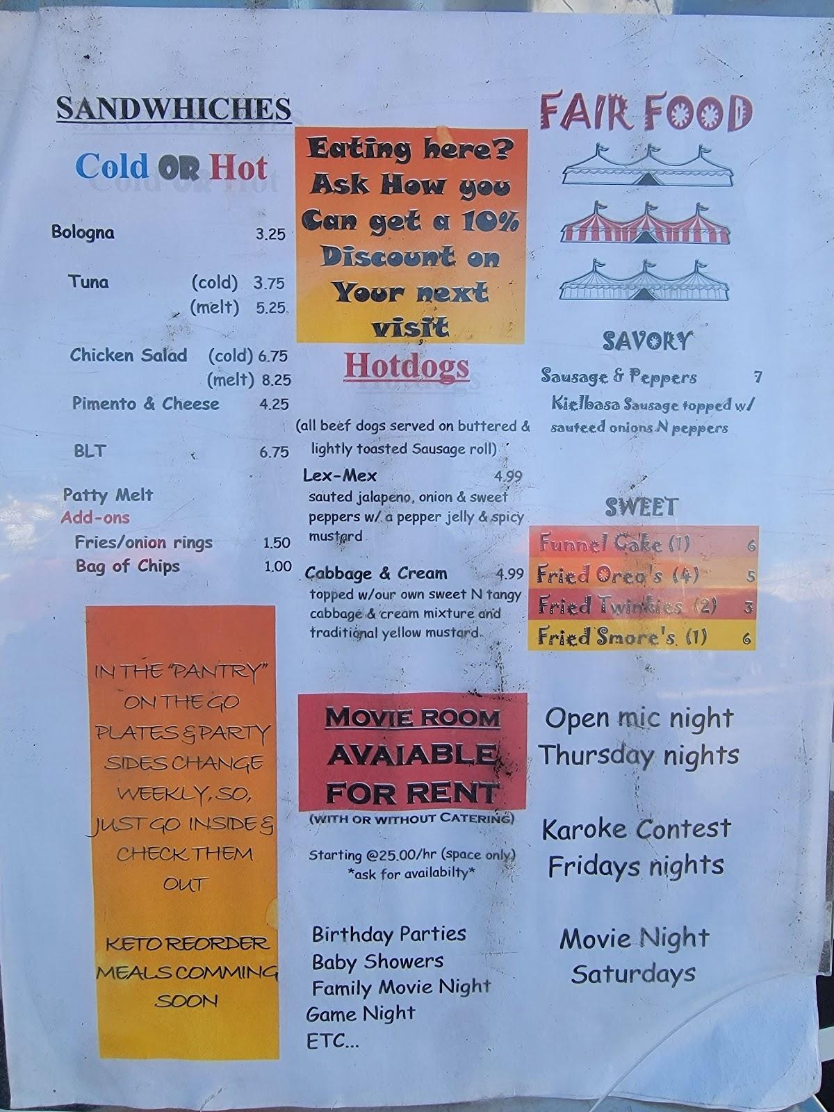 Menu at Spotlight Grill, Lexington