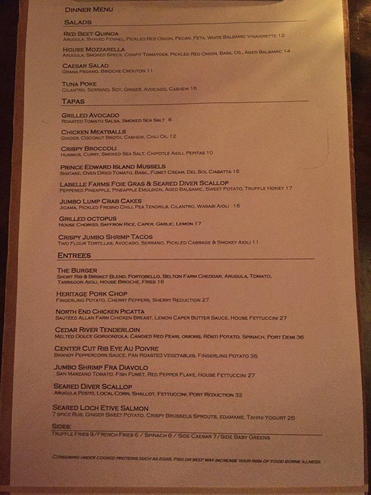 Menu at Brule Bistro pub & bar, Delray Beach