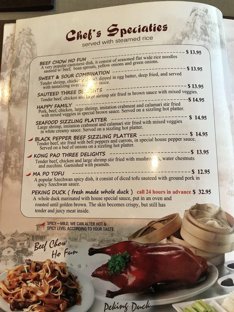 Menu at Chinatown Restaurant, Coeur d'Alene
