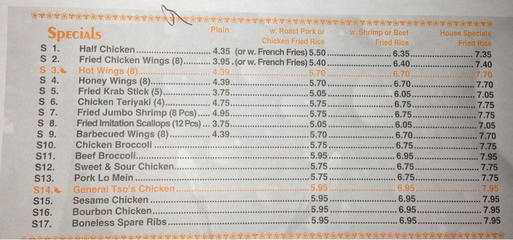 Menu at Good taste fast food, Tampa