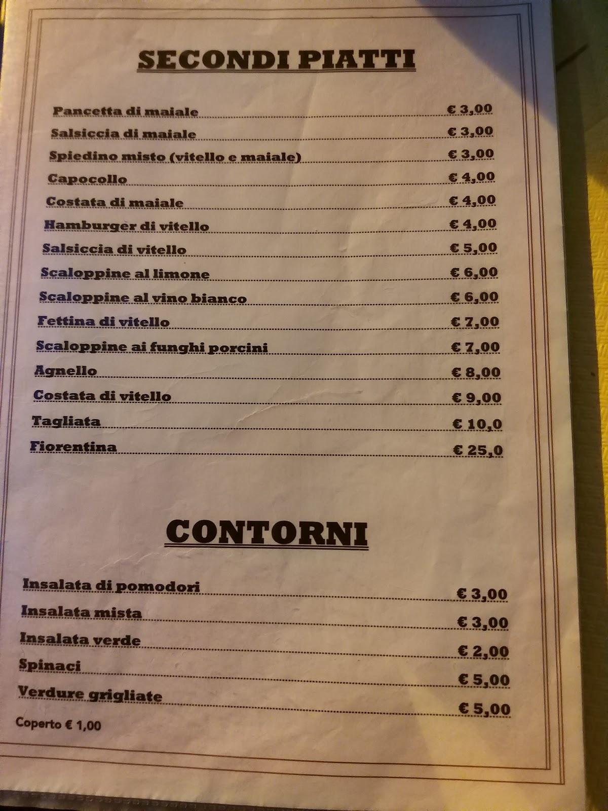 Menu da Taverna Della Torre Normanna ristorante, Tricarico