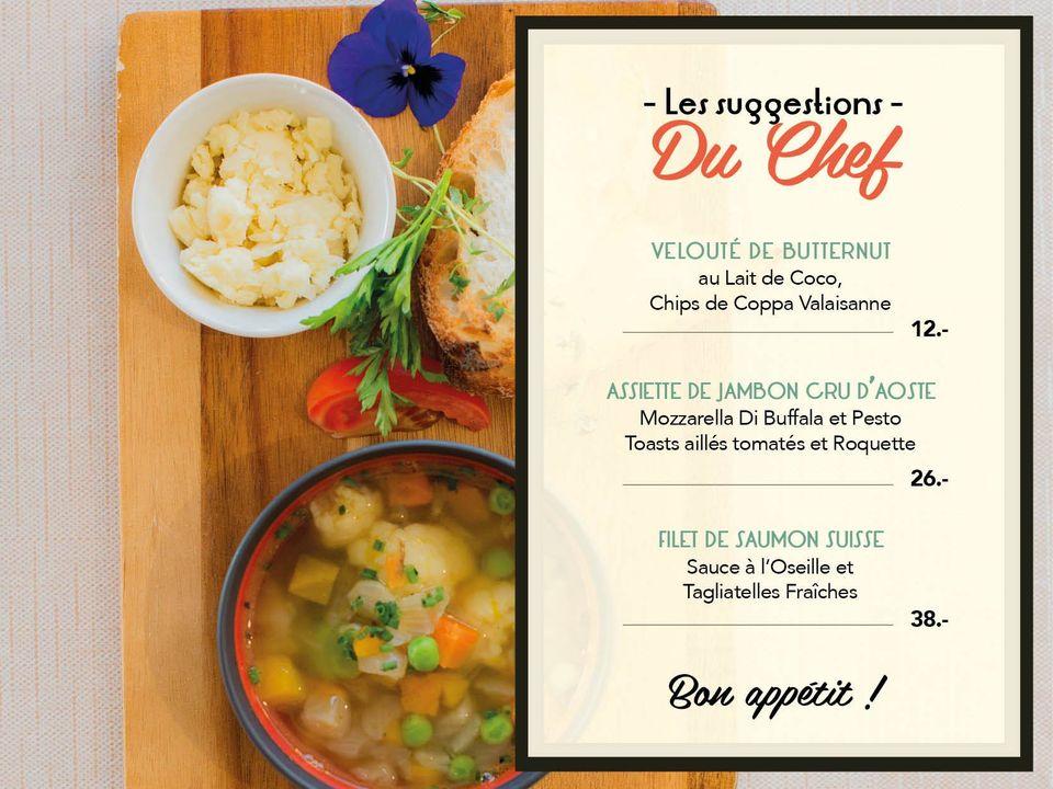 Menu da Le Carrefour Restaurant, Bagnes