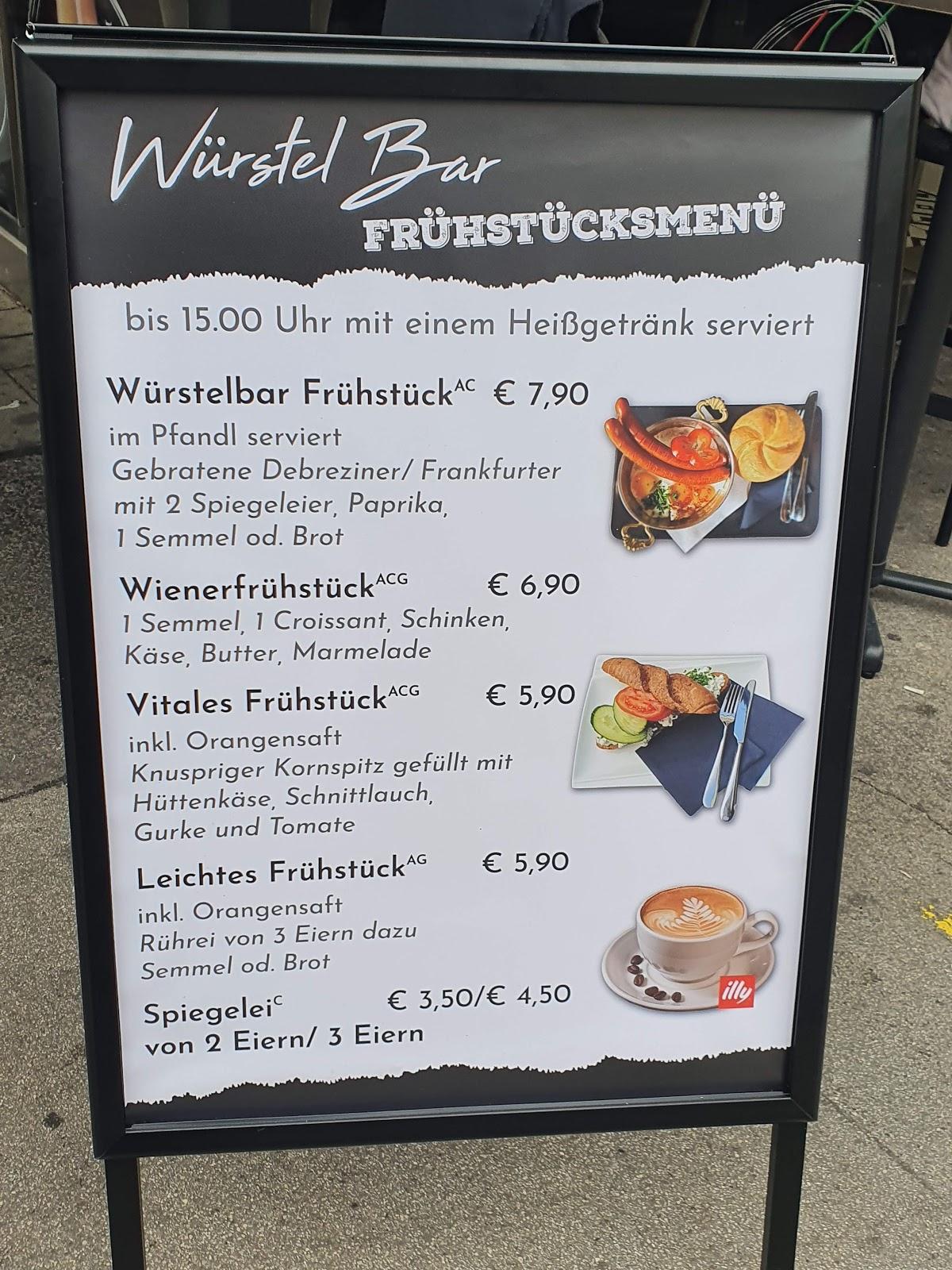 Speisekarte von Rochus Würstl restaurant, Wien