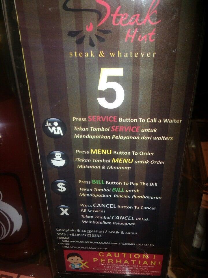 Menu at Steak Hut BBQ, Surabaya, Jl. Manyar Kertoarjo No.80