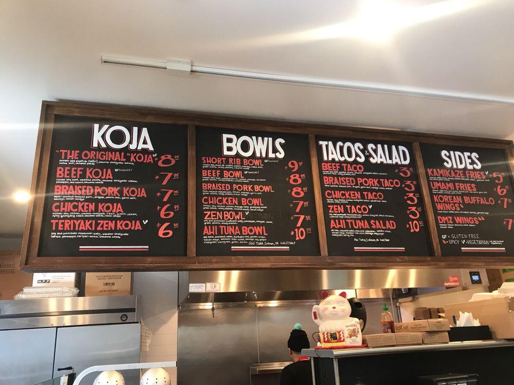 Koja Kitchen Menu | Besto Blog