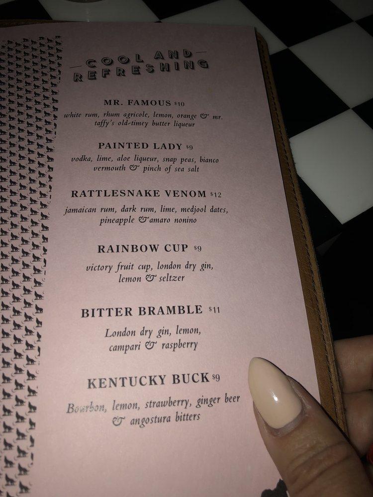 Menu at Raised by Wolves pub & bar, San Diego