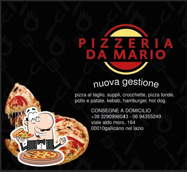 Menu at Pizzeria da Mario, Gallicano Nel Lazio