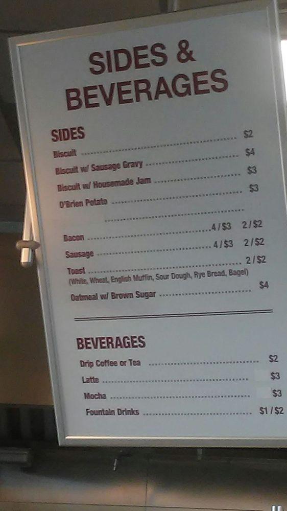 Menu at Biscuit House restaurant, Lakewood