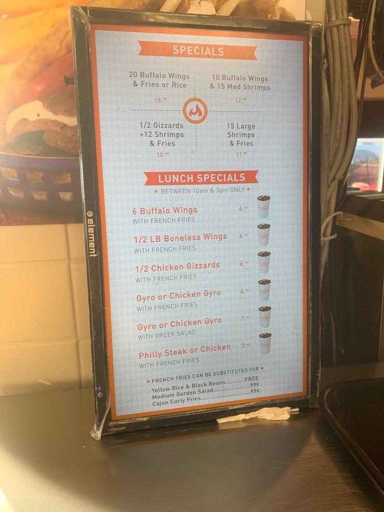 Menu at Mr Gyros restaurant, Orlando, W Colonial Dr
