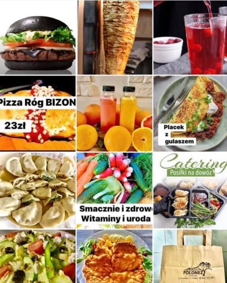 Menu at Polonez restaurant, Rymań