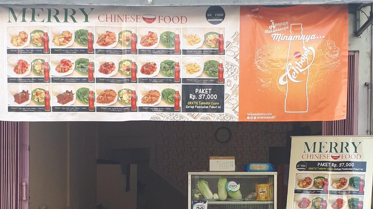 Menu at Restoran MERRY CHINESE FOOD restaurant, North Jakarta