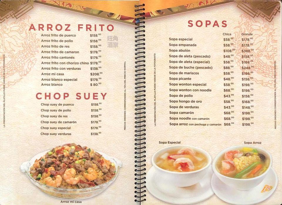 Carta del restaurante Rincón del Panchito Plaza Sendero, Mexicali, BLVD ...