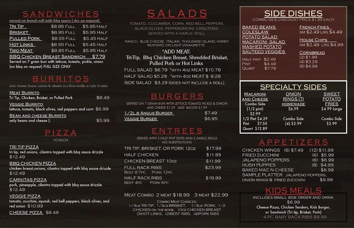 Menu at Ranch Hand BBQ, Thousand Oaks, Broadbeck Dr Unit A