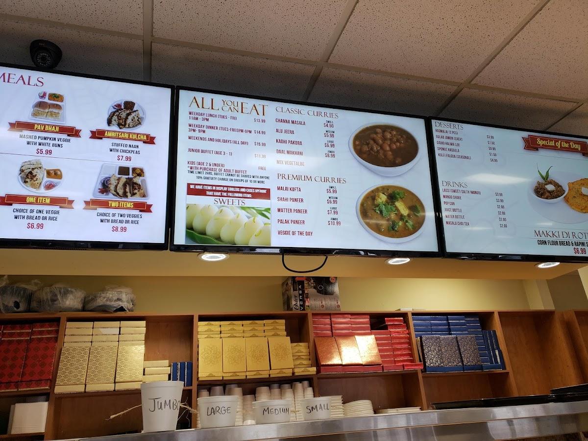 Menu at A1 Sweets & Restaurant, Oakville, Trafalgar Rd