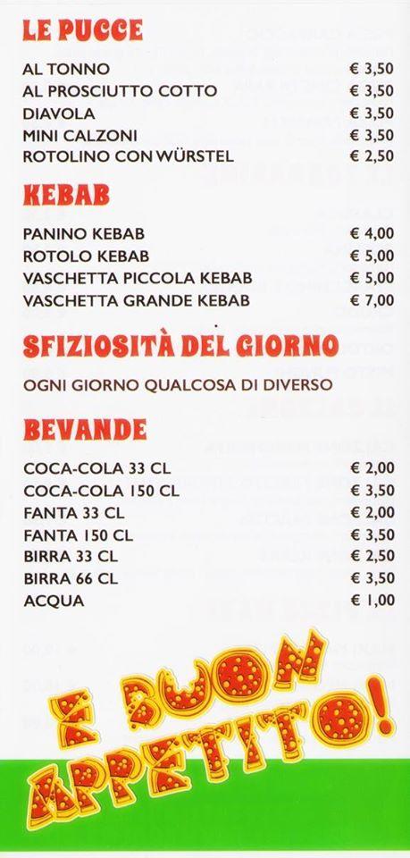 Menu at Ma che pizza sta pizza Castiglione di Ravenna restaurant ...