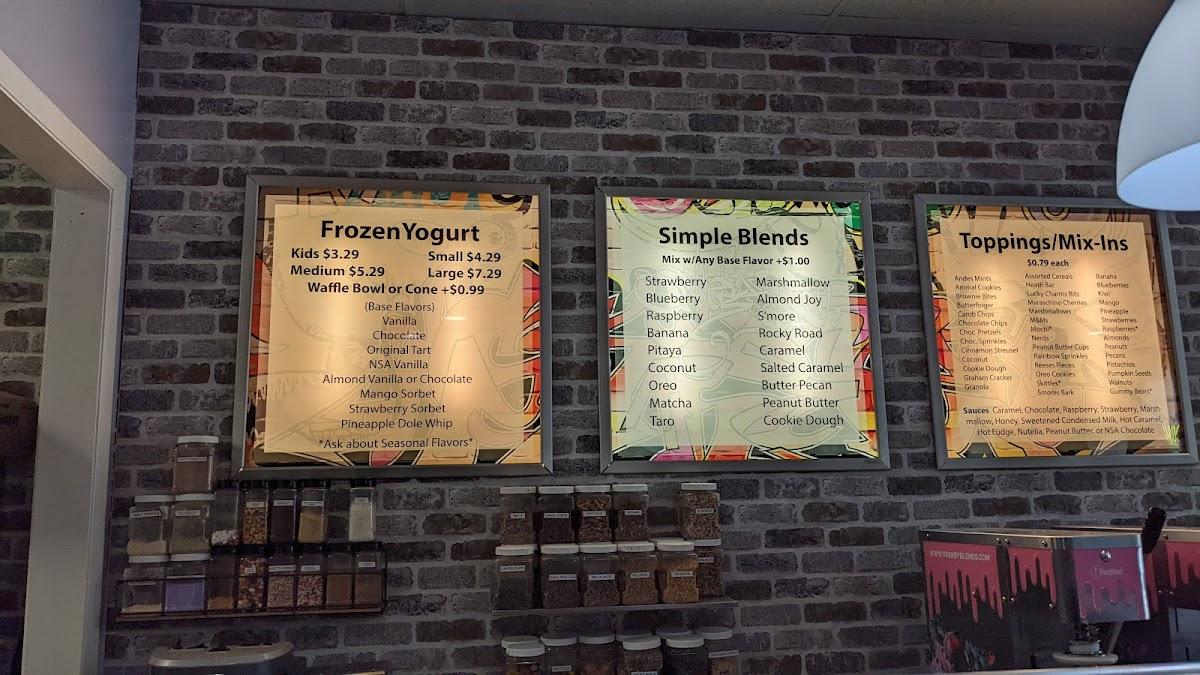 Menu at Urban Desserts, Gold River