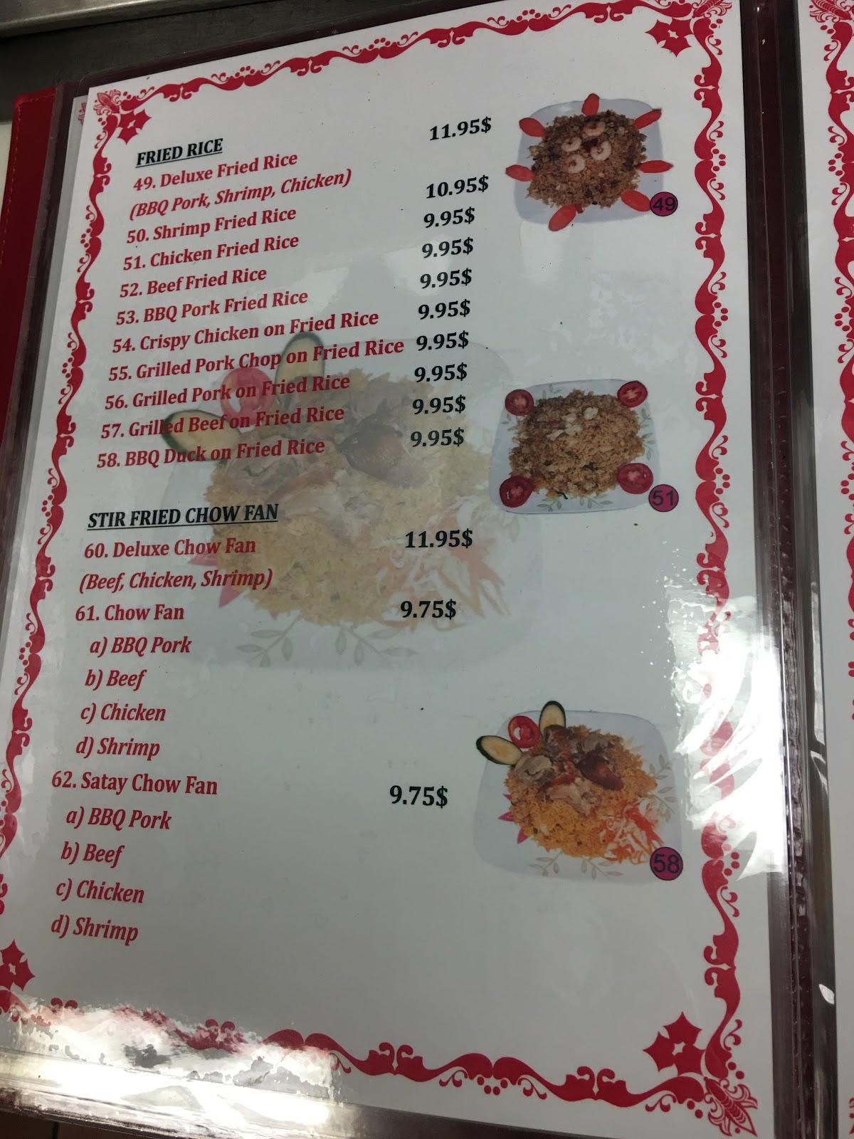 Menu at Vi-Ann Restaurant, Winnipeg, Notre Dame Ave